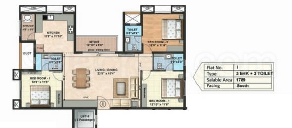 VGN Property Developers VGN Coasta Floor Plan - VGN Coasta Muttukadu ...