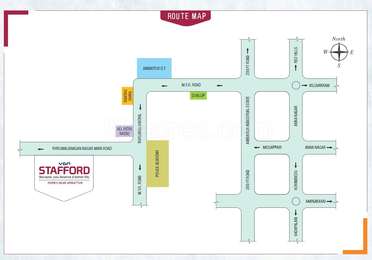 VGN Stafford Map - Ambattur, Chennai North Location Map