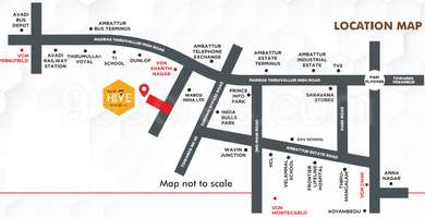 VGN Homes VGN Hive Map - Ambattur, Chennai Location Map