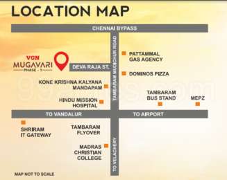 VGN Homes VGN Mugavari 1 Map - Tambaram, Chennai Location Map
