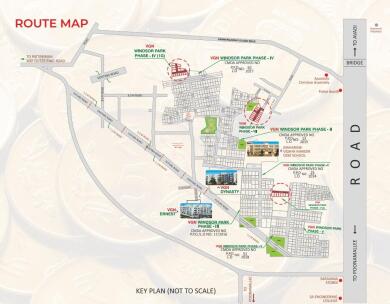 VGN Windsor Park 4 Map - Melpakkam, Chennai Location Map