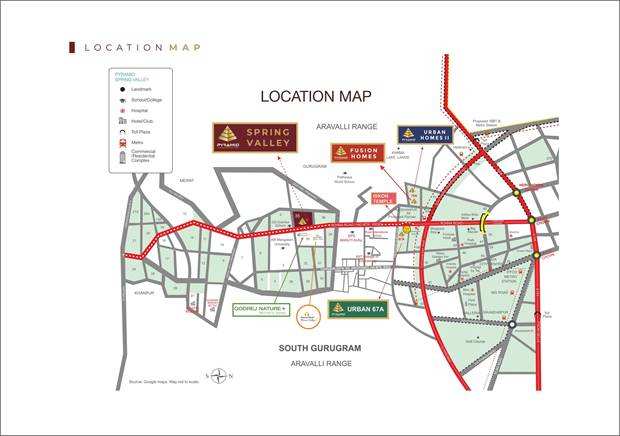 Pyramid Spring Valley Gurgaon, Sohna | Price List & Brochure, Floor ...