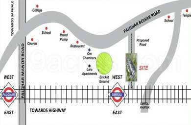 Vidhata Developers Vidhata Naina Apartments Map - Umroli, Navi Mumbai ...