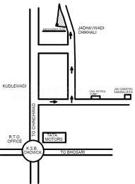 Silver Group Pune Silver Skies Map - Chikhali, Pune Location Map
