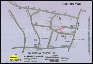 Vignesh Developers Vignesh Buildwell Homes Map - Whitefield, Bangalore ...