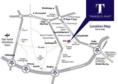 Vijetha Infra Projects Vijetha Tranquil East Map - Hayathnagar ...