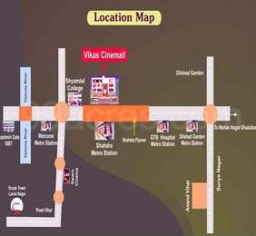 Vikas Group Delhi Vikas Cinemall Map - Shahdra, East Delhi Location Map