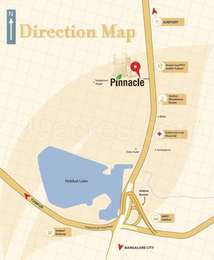 VSPL Pinnacle Map - Hebbal, Bangalore North Location Map