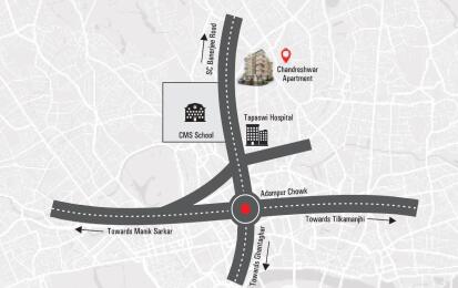 Vikramshila Developers Vikramshila Chandreshwar Apartment Map - Adampur ...