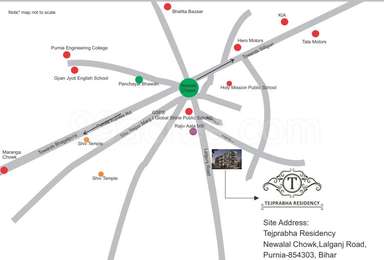 Vikramshila Developers Vikramshila Tejprabha Residency Map - Lalganj ...