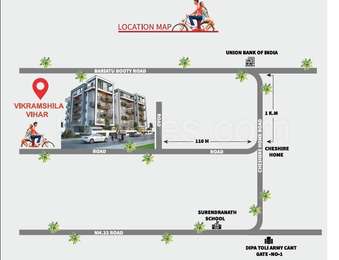 Vikramshila Homes Vikramshila Vihar Map - Bariatu, Ranchi Location Map