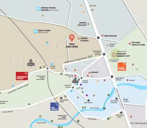 Vilas Javdekar Developers VJ Town Centre Map - Wakad, Pune Location Map