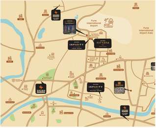 Shubh Developers Shubh Nirvana Map - Viman Nagar, Pune Location Map