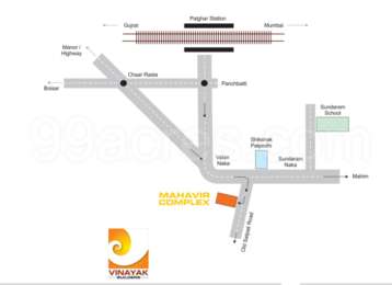 Vinayak Builders Palghar Mahavir Complex Map - Old Satpati Road ...