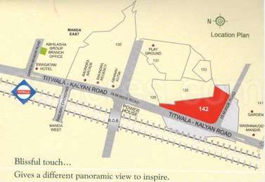 Abhilasha Venture Abhilasha Madhuban Map - Titwala, Mumbai Beyond Thane Location Map