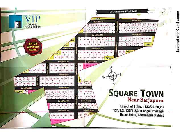 VIP Square Town Bagalur, Hosur | Price List & Brochure, Floor Plan ...