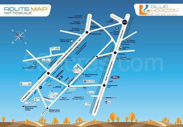 VIP Housing Blue Horizon Map - Padappai, Chennai South Location Map
