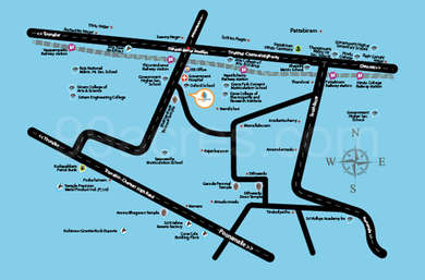 VIP Housing Prime Estate Map - Thiruninravur, Thiruvallur Location Map