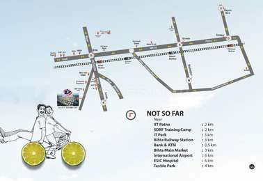 Virat Homes Infra Virat Future City Map - Bihta, Patna Location Map