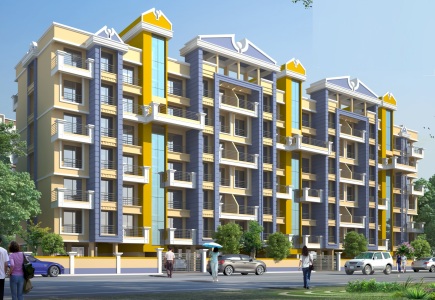 1 BHK Apartment / Flat for sale in Shrinath Anand Homes Kalyan West Thane - 370 Sq. Ft.- 3rd ...