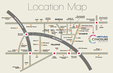 Virtusa Life Spaces Virtusa Cynosure Map - Shankarpally, Rangareddy ...