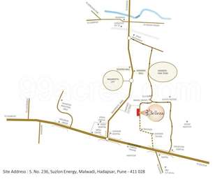 Vishal Group and Sai Properties Vishal Belleza Map - Hadapsar, Pune ...