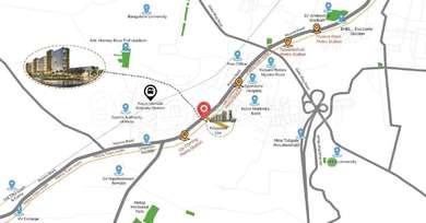 Vishala and Adiga Constructions Vishala Vishwapriya Vertical Garden Map ...