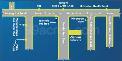 Vishnu Group Vishnu Mahamaya Map - Bansdroni, Kolkata Location Map