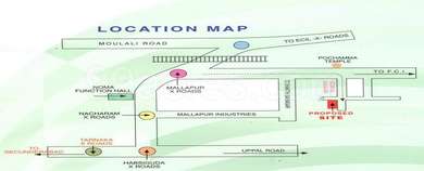 Vishnu Sree Ventures Builders Vishnu Gokulam Map - Mallapur ...