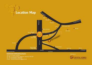 Vishram Infrastructure Builders Vishrams Navratnapuri Map - Oragadam ...