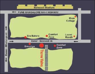 Vishva Developers Thorve Vishwa Map - Balewadi, Pune Location Map
