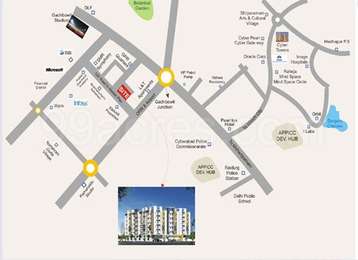 Vishwa Constructions Vishwa Narmada Sarovar Map - Gachibowli, Hyderabad ...