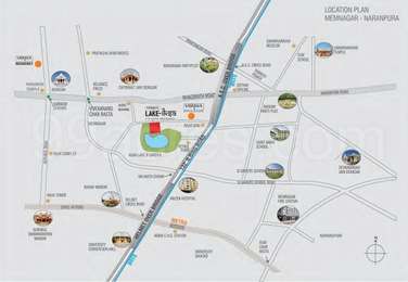 Vishwa Developers Ahmedabad Vishwa Lake Iksa Map - Naranpura, Ahmedabad ...