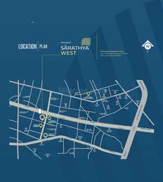 Vishwanath Builders Vishwanath Sarathya West Map - Shela, Ahmedabad ...