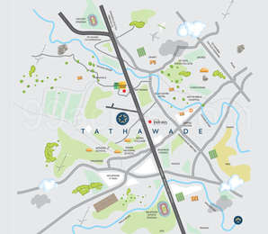 Vision Creative Group Vision Starwest Map - Tathawade, Pune Location Map