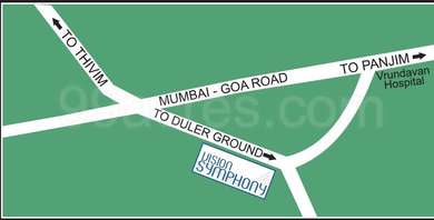 Vision Dempo Real Estate Developers Vision Symphony Map - Mapusa, North ...
