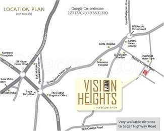 Vision Infra Developers Vision Heights Map - Beeramguda, Hyderabad ...