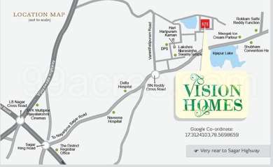 Vision Infra Developers Vision Homes Map - BN reddy nagar, Hyderabad ...