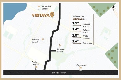 Visvas Promoters Visvas Vibhava Map - Ponmeni, Madurai Location Map