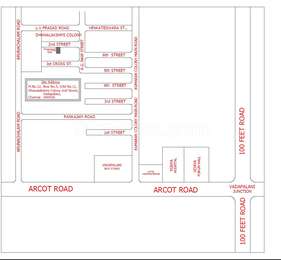 Viswams Sudharsan Homes Viswams Kailash Map - Vadapalani, Chennai South ...