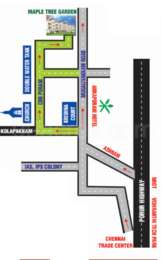 Viswas Flat Promoters Viswas Maple Tree Garden Map - Manapakkam ...