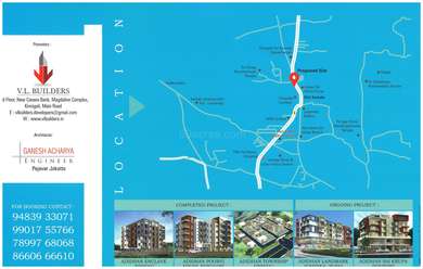 VL Builders Vidyullekha Adidhan Durga Enclave Map - Karkala, Udupi ...