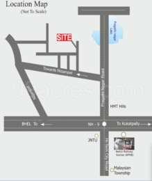 VLR Infra Projects VLR RRR Residency Map - Nizampet, Hyderabad Location Map