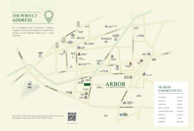 Infinity Group Surat Infinity Arbor Map - Vesu, Surat Location Map