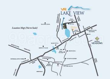 VR Residency VR Lake View Map - Hoskote, Bangalore Location Map