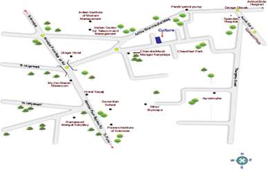 Vraj Associates Builders Vraj Culture Map - Wakad, Pune Location Map