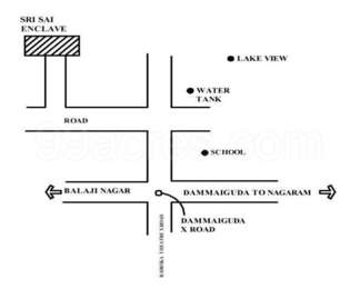 VRR Constructions Hyderabad VRR Sri Sai Enclave Map - Dammaiguda ...