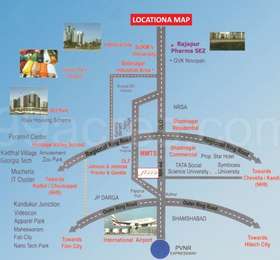 VSR Housing VSR Vintage Flora Map - Kothur, Hyderabad Location Map
