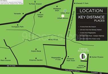 VTP Realty Urban Balance Map - Hadapsar, Pune Location Map