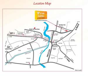 VVIP Builders VVIP Suites Map - Raj Nagar Extension, Ghaziabad Location Map